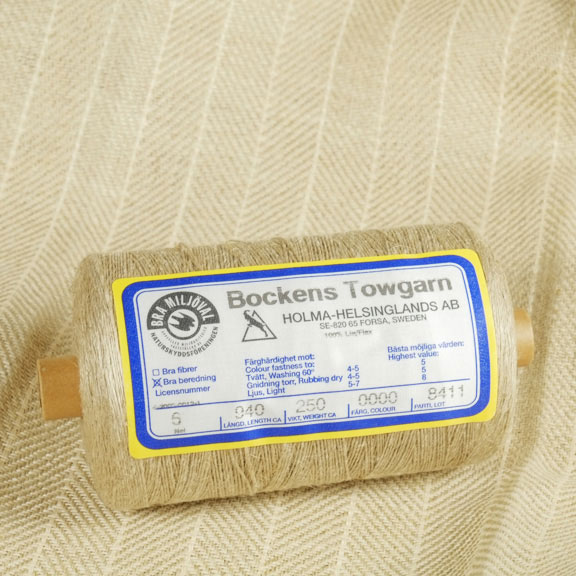 Vavstuga 6/1 Tow linen - UNBLEACHED