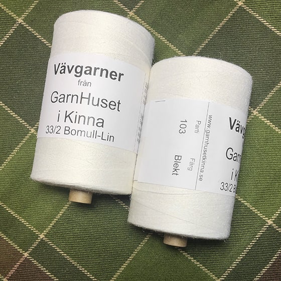 Vavstuga 33/2 Cottolin - BLEACHED