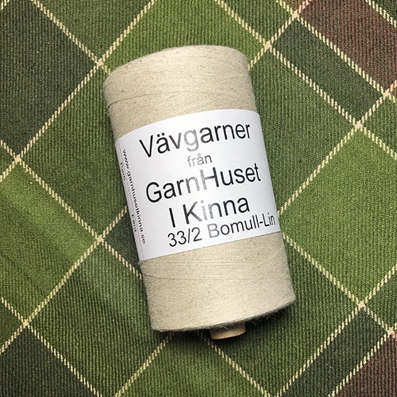 Vavstuga 33/2 Cottolin - UNBLEACHED